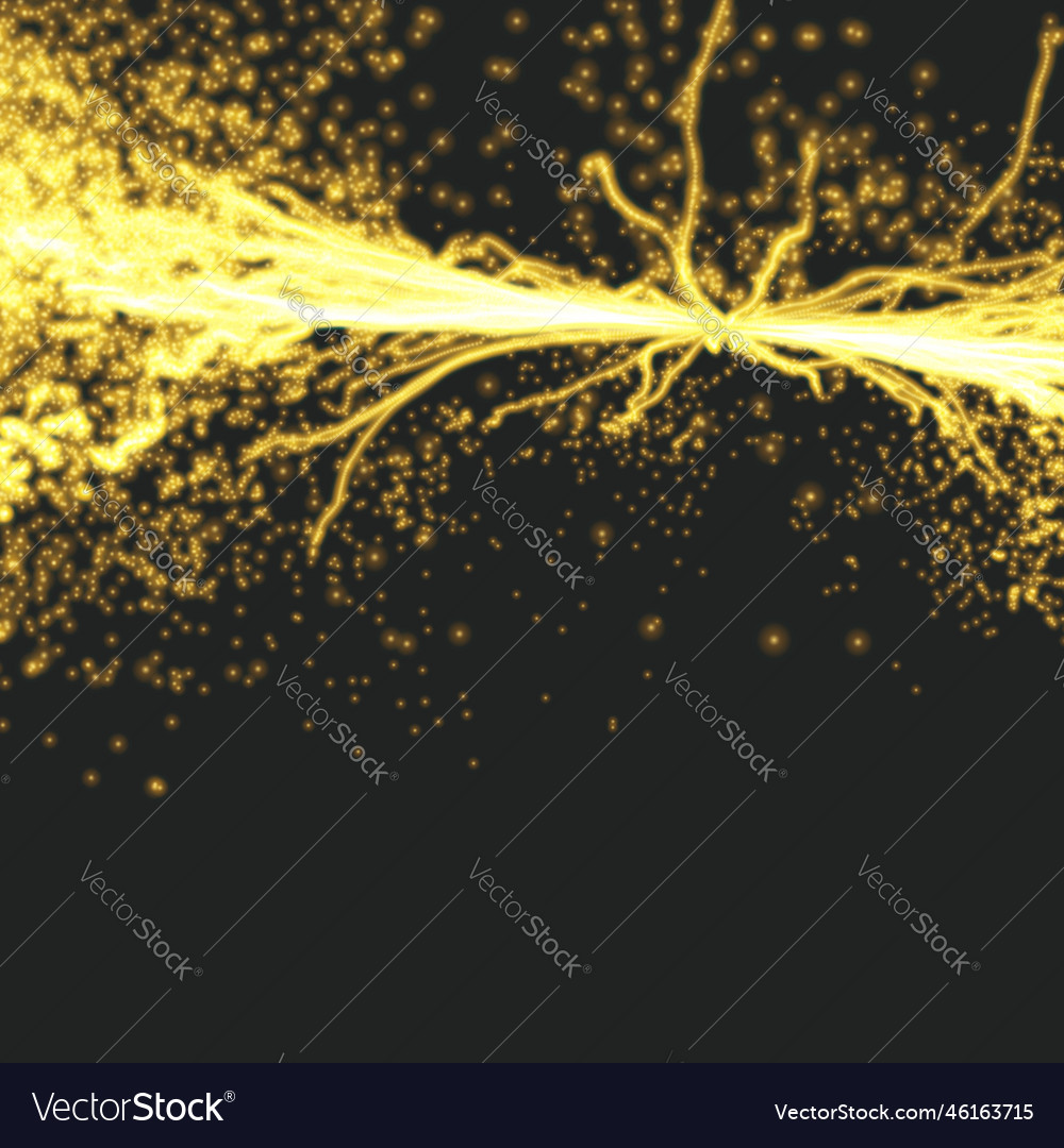 Electricity lighting effects array with dynamic Vector Image