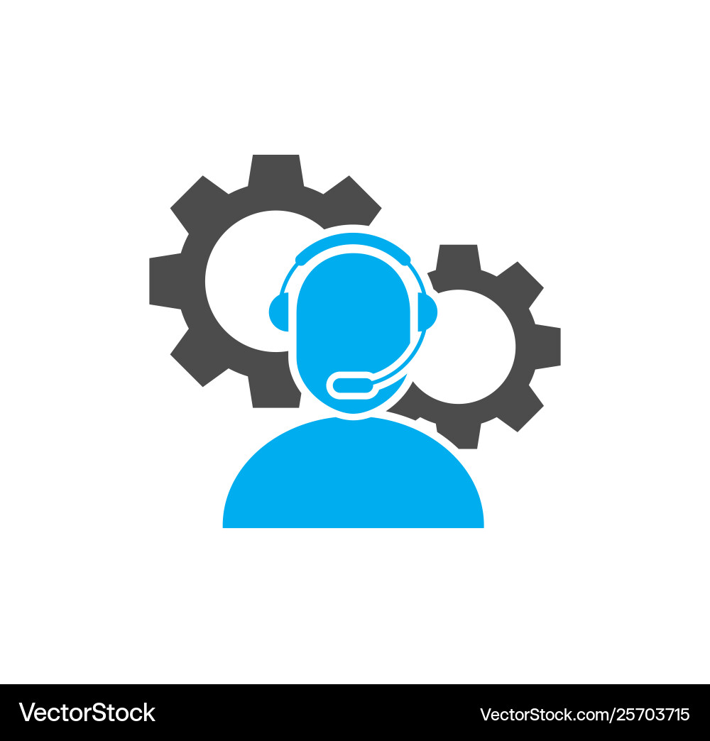 Service related icon on background for graphic Vector Image
