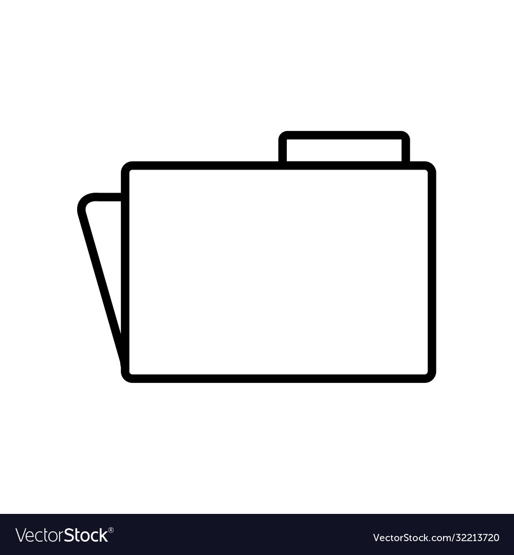 File line style icon design Royalty Free Vector Image