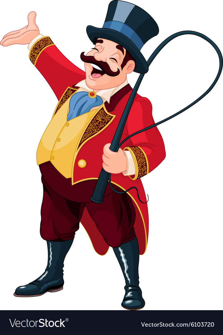 Ringmaster Royalty Free Vector Image - VectorStock