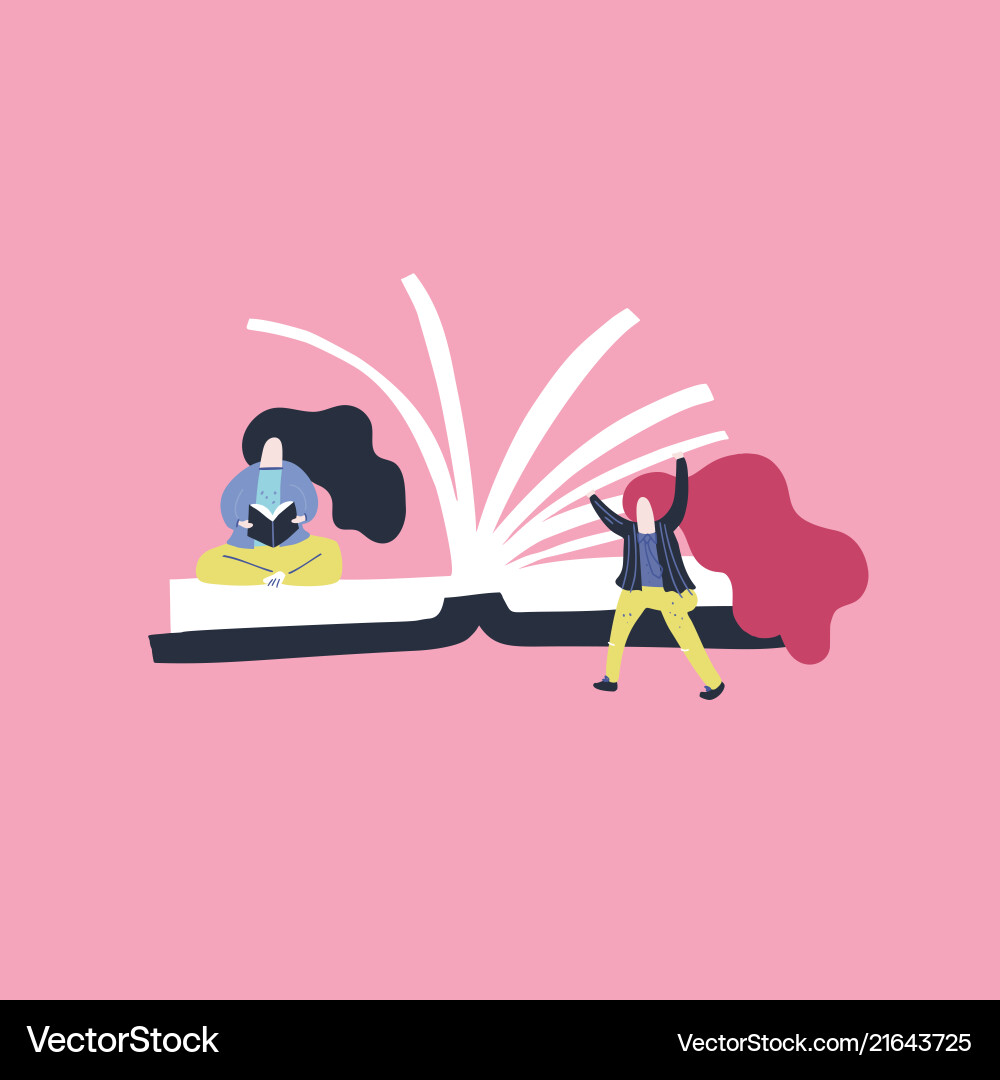 Book festival Royalty Free Vector Image - VectorStock