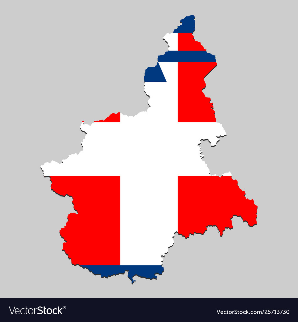 Map with flag Royalty Free Vector Image - VectorStock