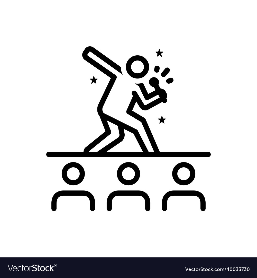 Perform Royalty Free Vector Image - VectorStock