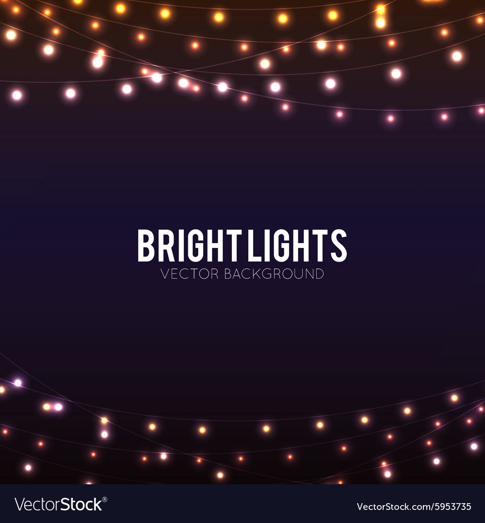 Lights Royalty Free Vector Image - VectorStock