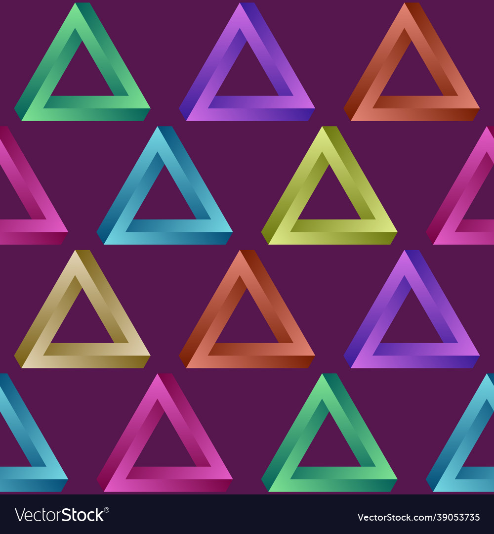 Seamless pattern with impossible gradient color Vector Image Seamless pattern with impossible gradient color Vector Image