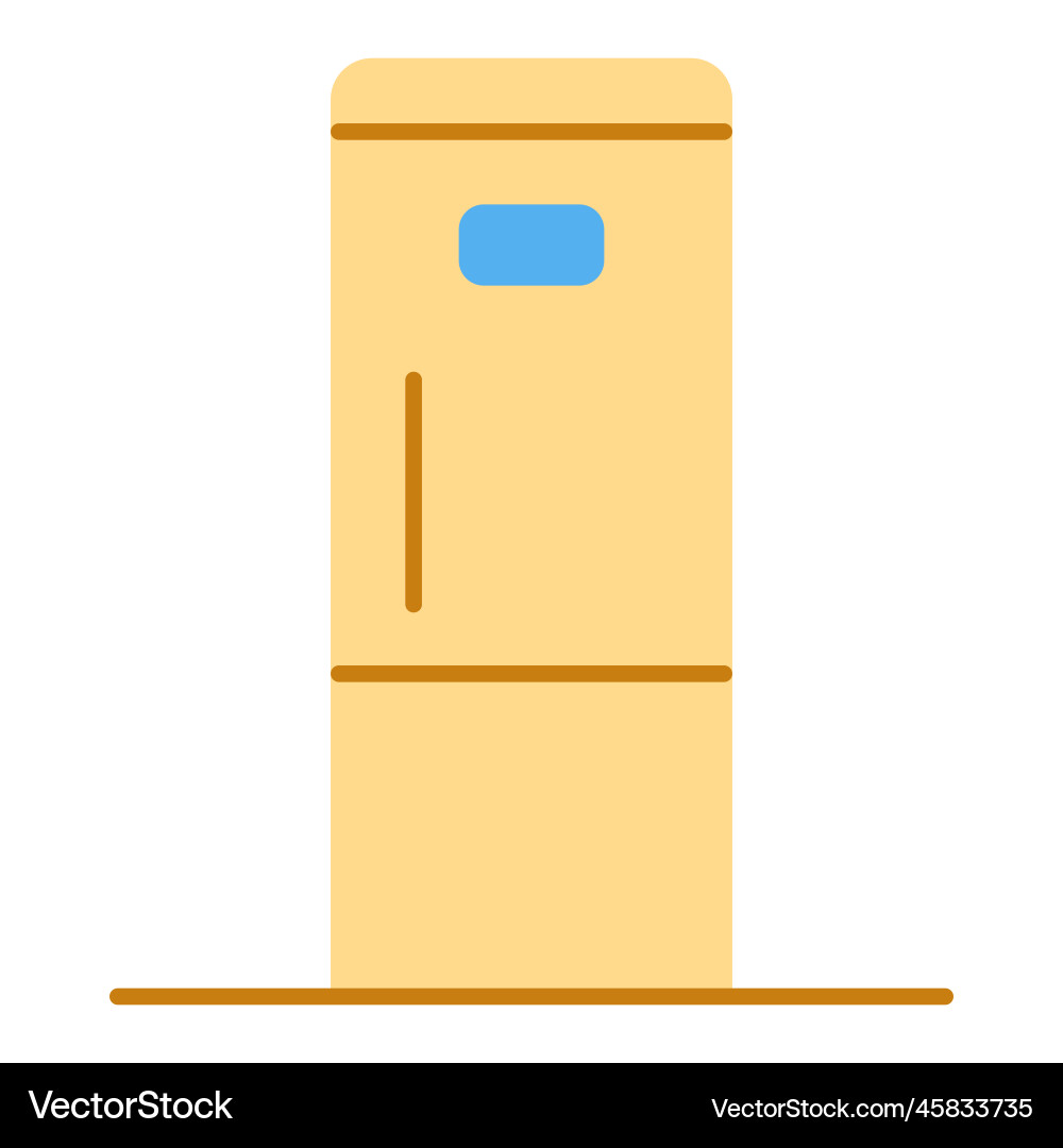 Two-chamber refrigerator 2 Royalty Free Vector Image