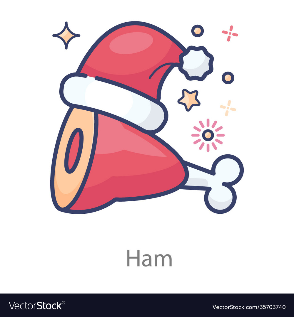 Ham Royalty Free Vector Image - VectorStock