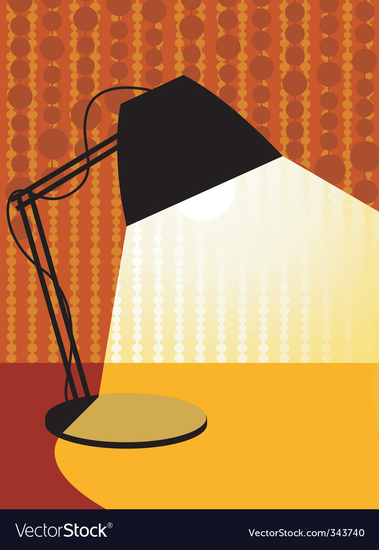 Table lamp Royalty Free Vector Image - VectorStock