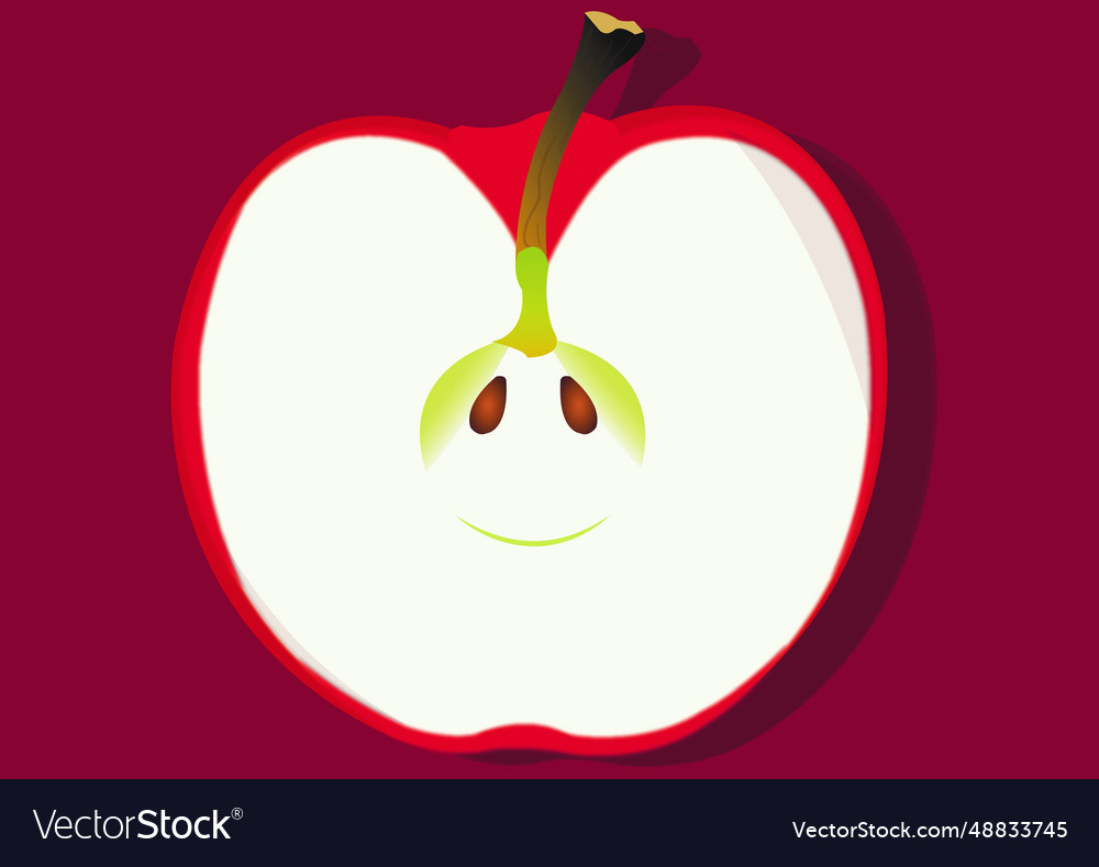 Apple Royalty Free Vector Image - VectorStock Apple Royalty Free Vector Image - VectorStock