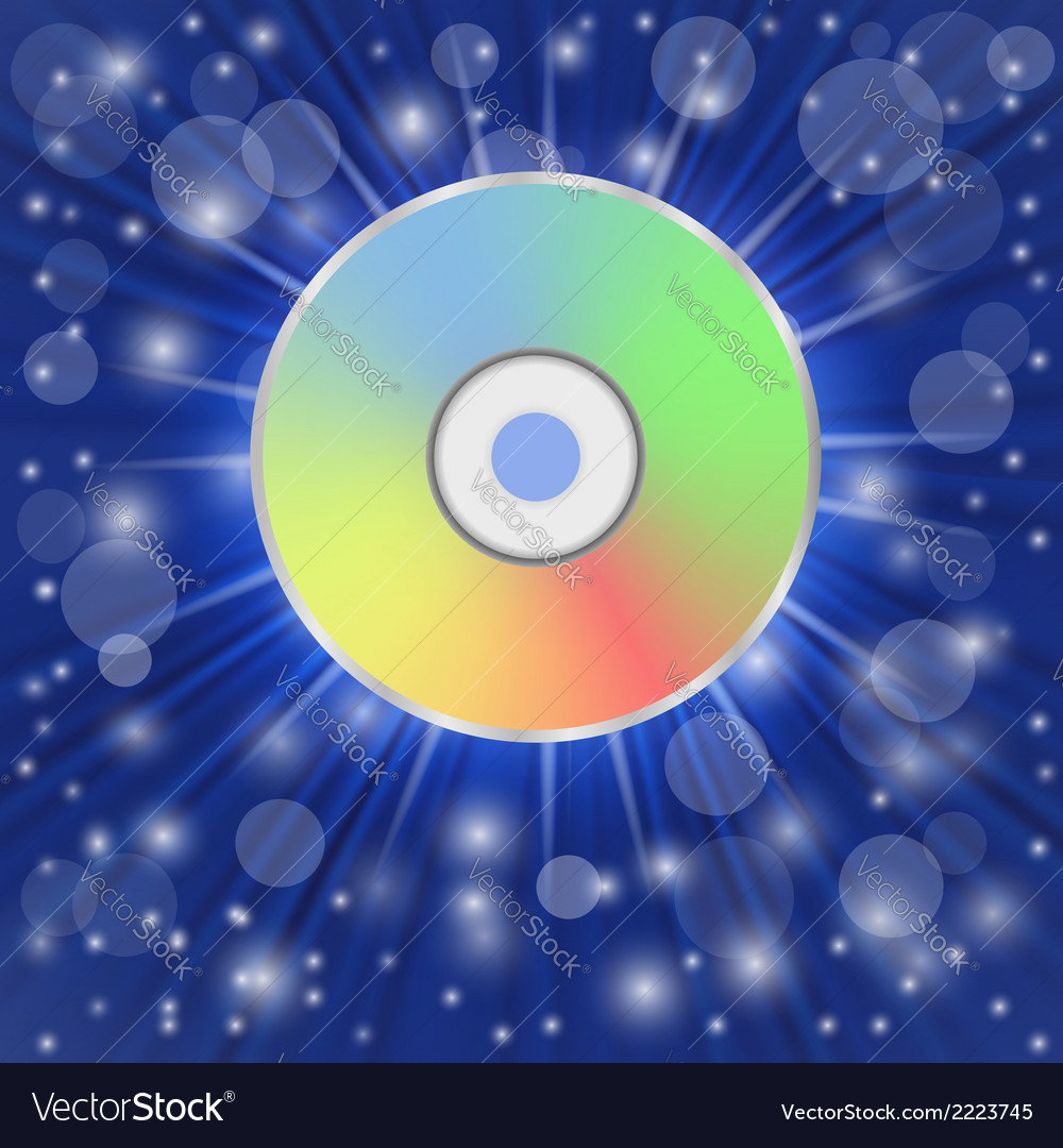 Compact disc Royalty Free Vector Image - VectorStock