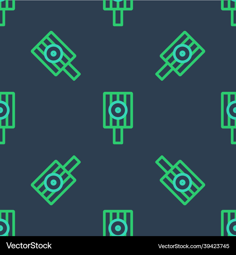 Line spray can nozzle cap icon isolated seamless Vector Image