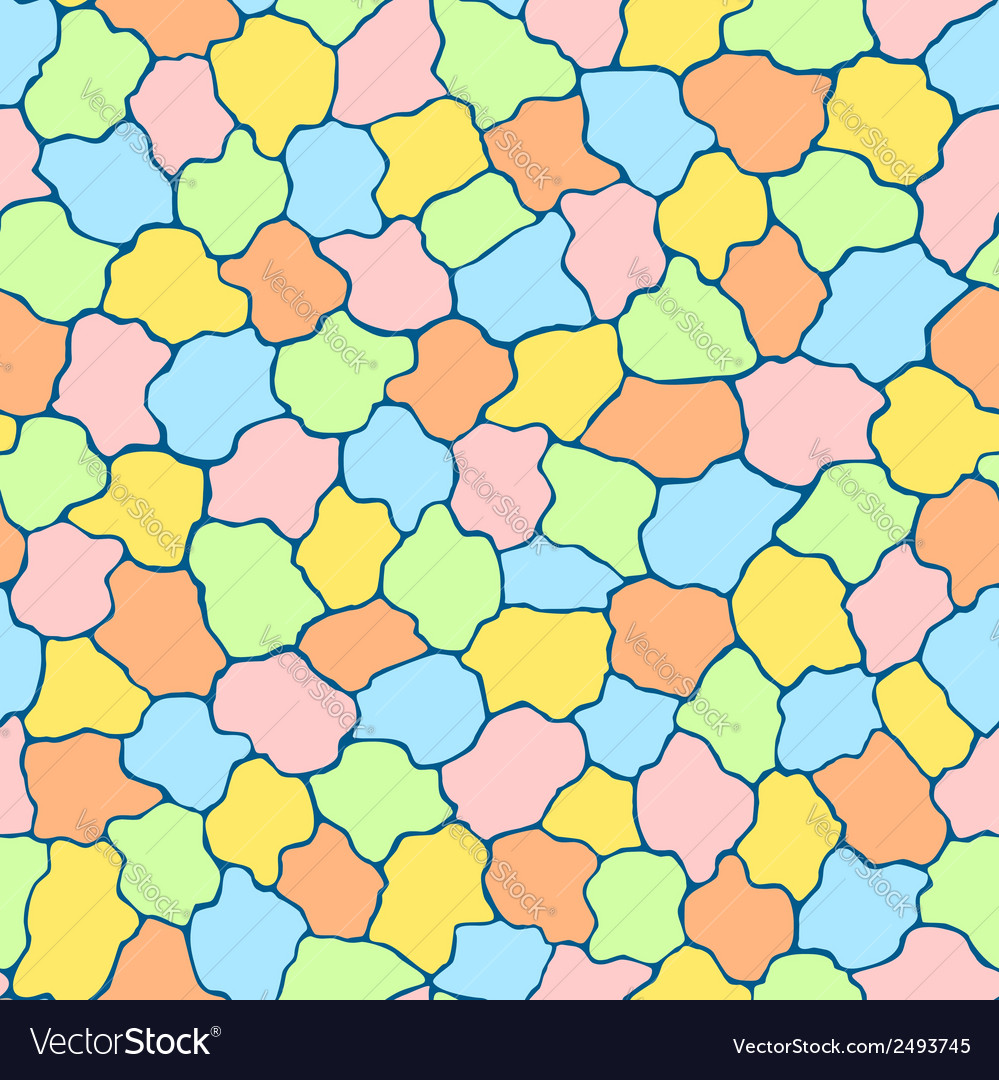 Seamless pattern made of colourful tiles Vector Image