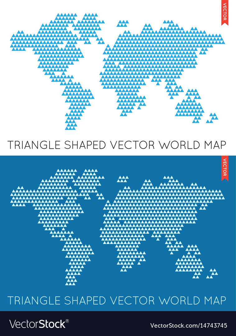 Set flat maps world infographic map data Vector Image