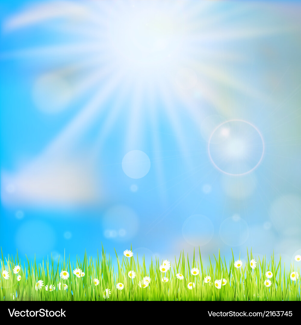 Spring or summer abstract nature eps 10 Royalty Free Vector
