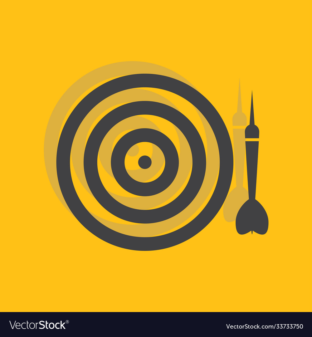 Dart icon Royalty Free Vector Image - VectorStock