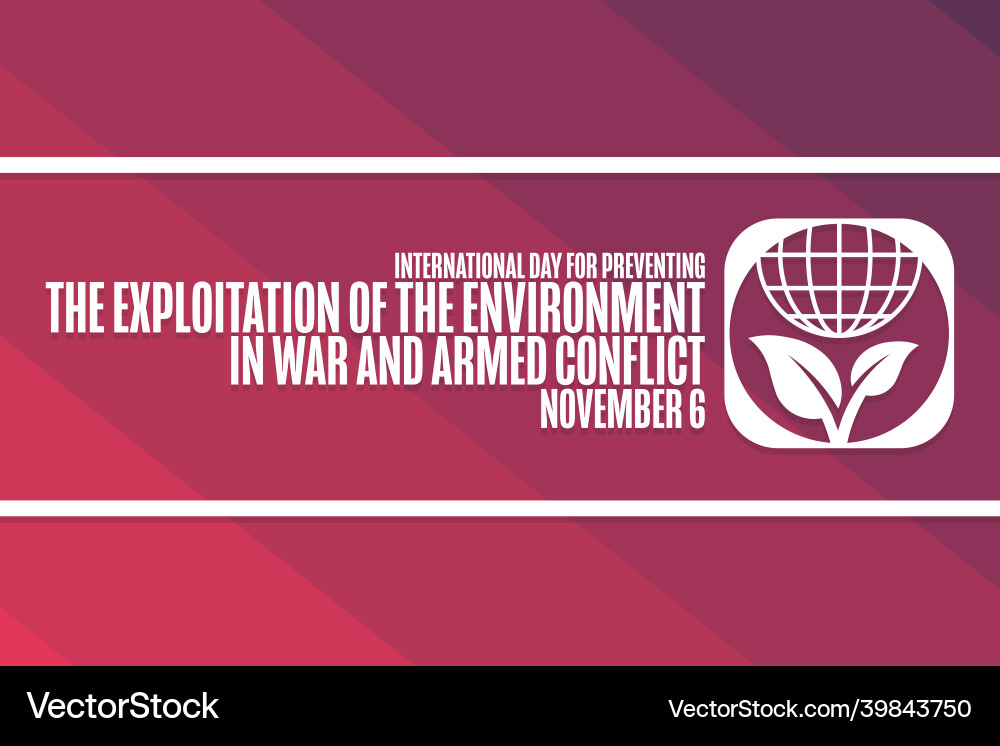 International day for preventing the exploitation Vector Image