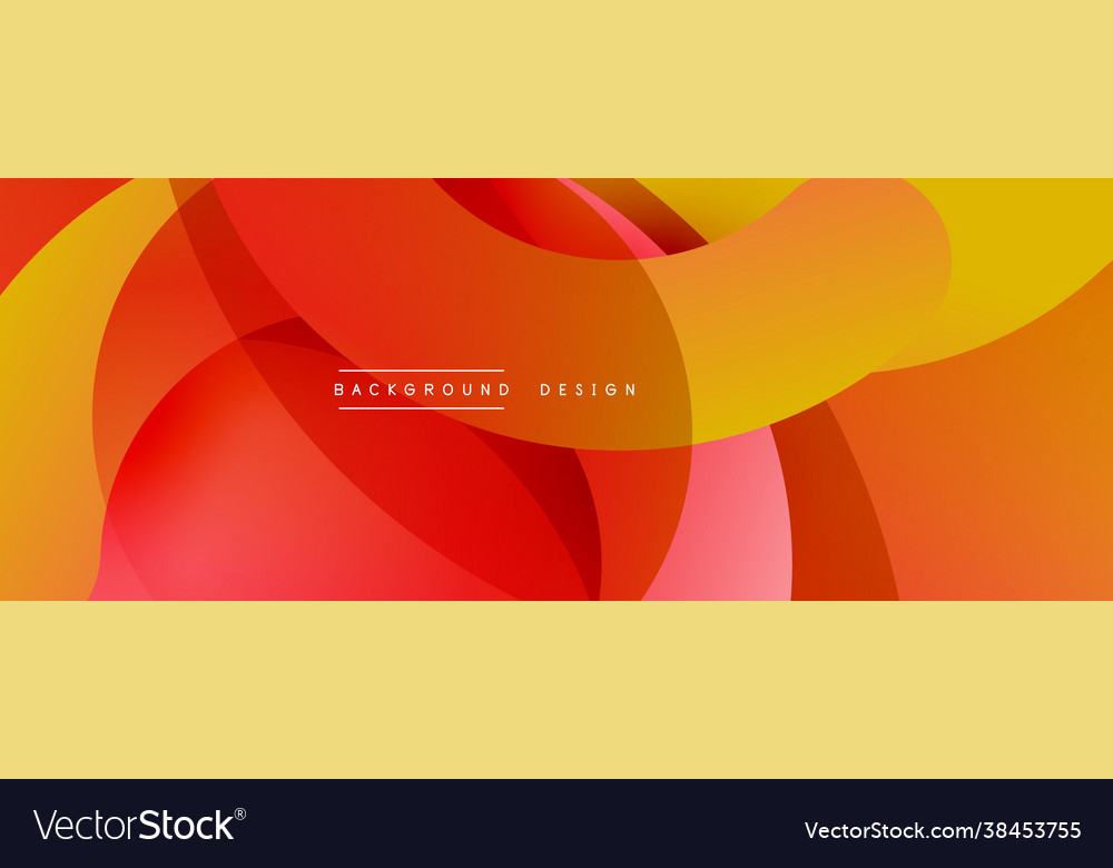 Abstract overlapping lines and circles geometric Vector Image