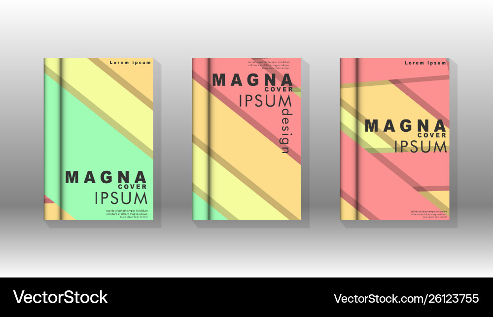 Cover book concept abstract geometric background Vector Image