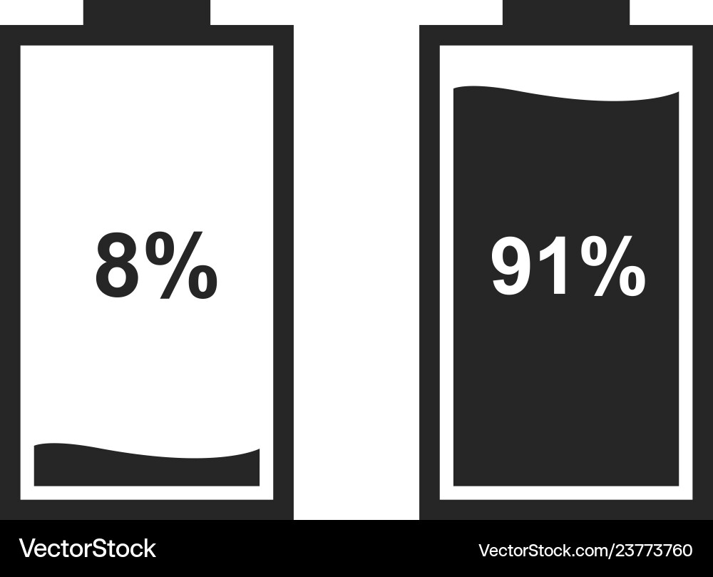 Battery indicator icon Royalty Free Vector Image