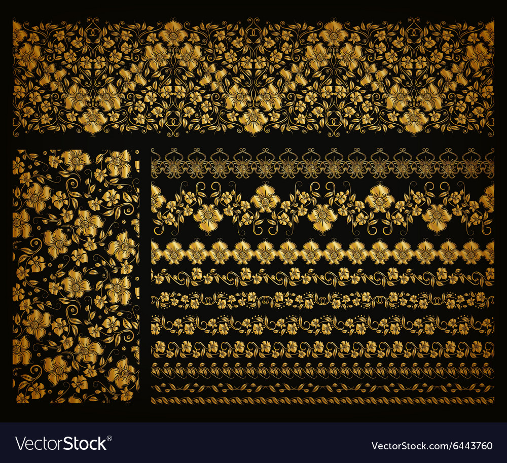 Horizontal elements decoration Royalty Free Vector Image