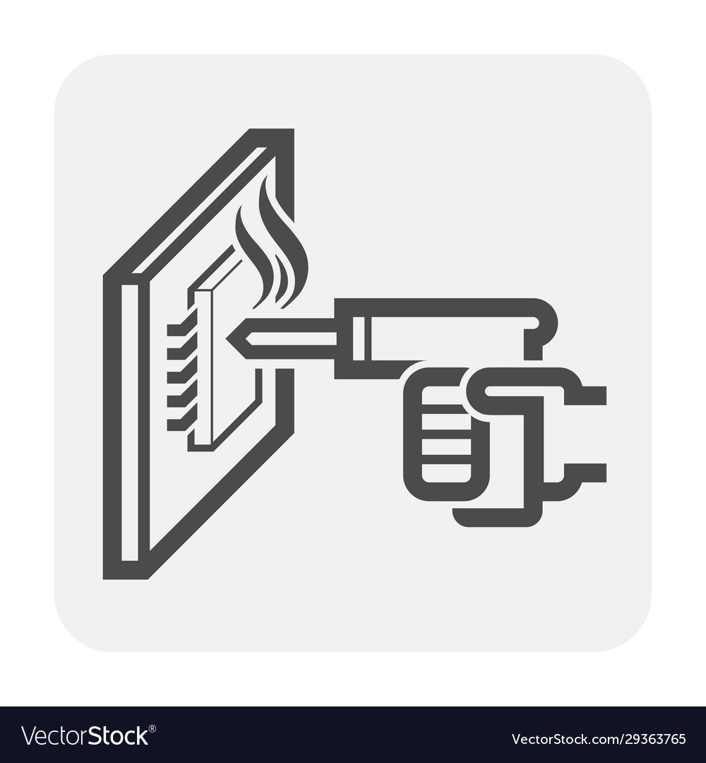Electronics tool icon Royalty Free Vector Image