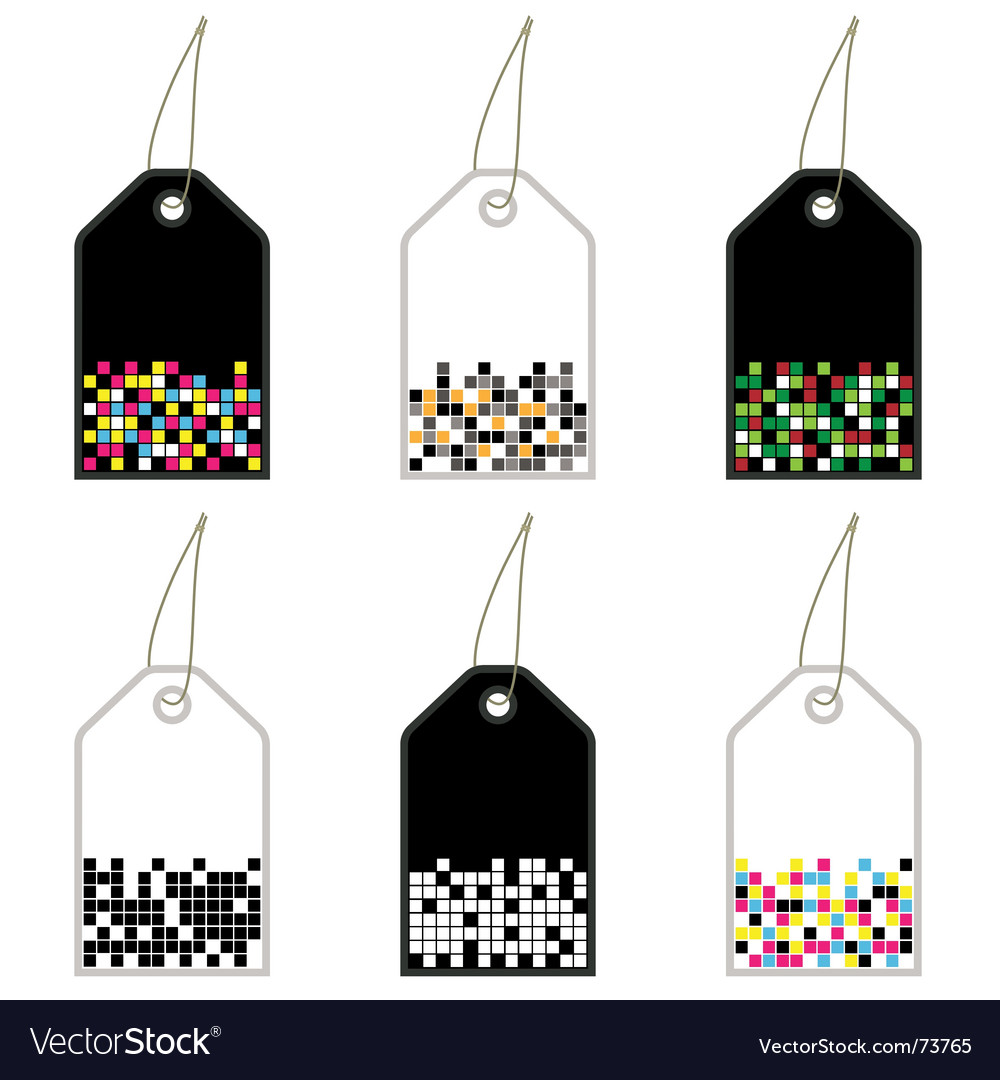 Tags Royalty Free Vector Image - VectorStock