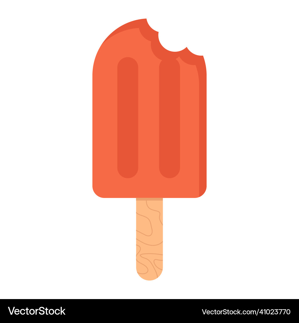 Creamy ice cream dessert Royalty Free Vector Image