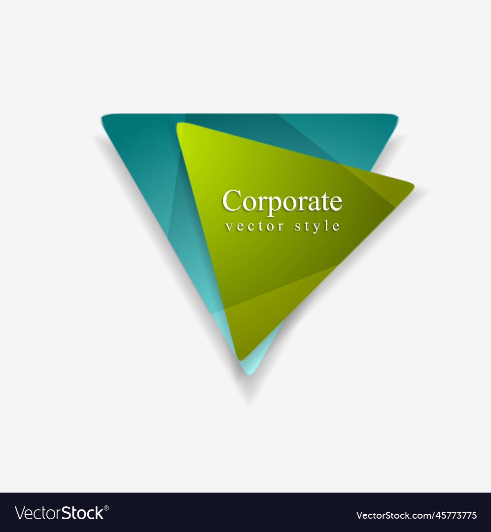 Graphic of abstract triangle shapes Royalty Free Vector