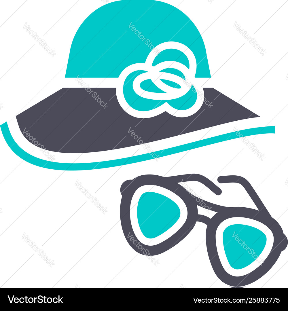 New gray turquoise icon on a white background Vector Image