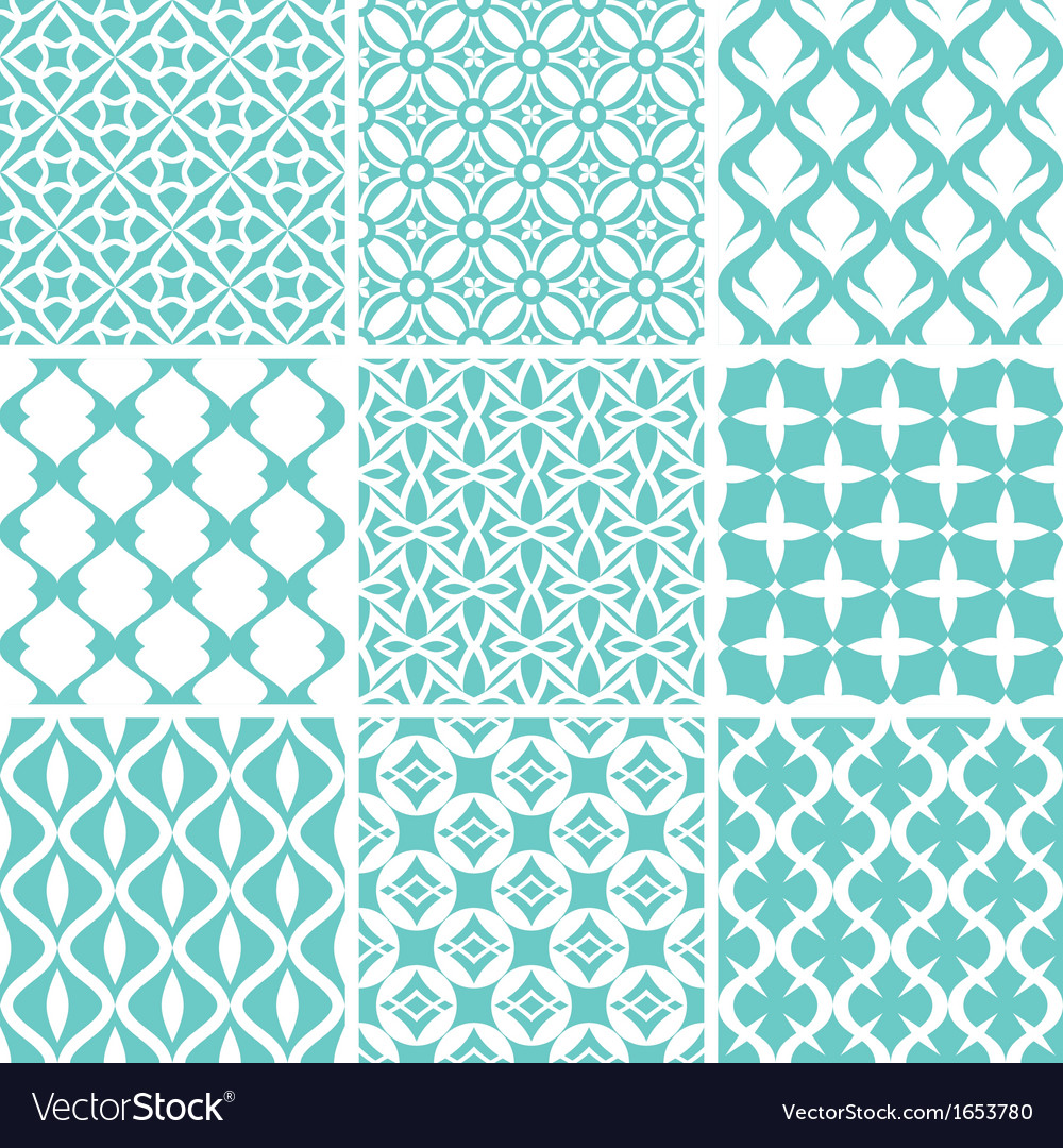 Abstract seamless patterns Royalty Free Vector Image