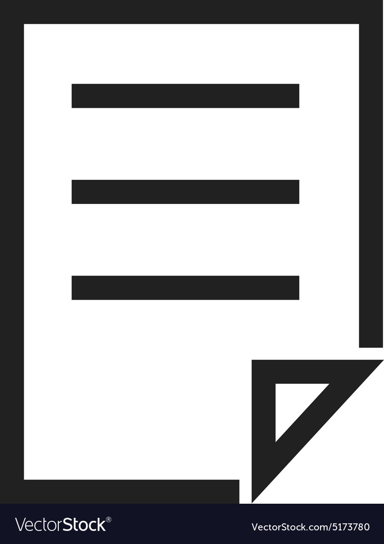 File document Royalty Free Vector Image - VectorStock