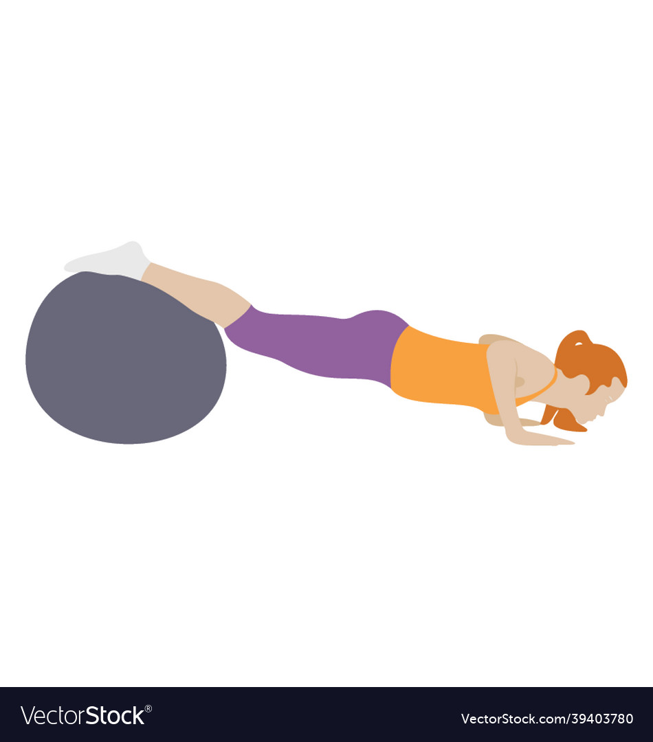 Workout exercise Royalty Free Vector Image - VectorStock