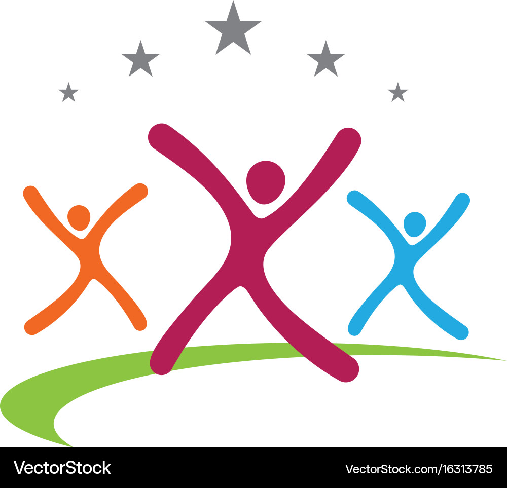 Community network and social icon design template Vector Image