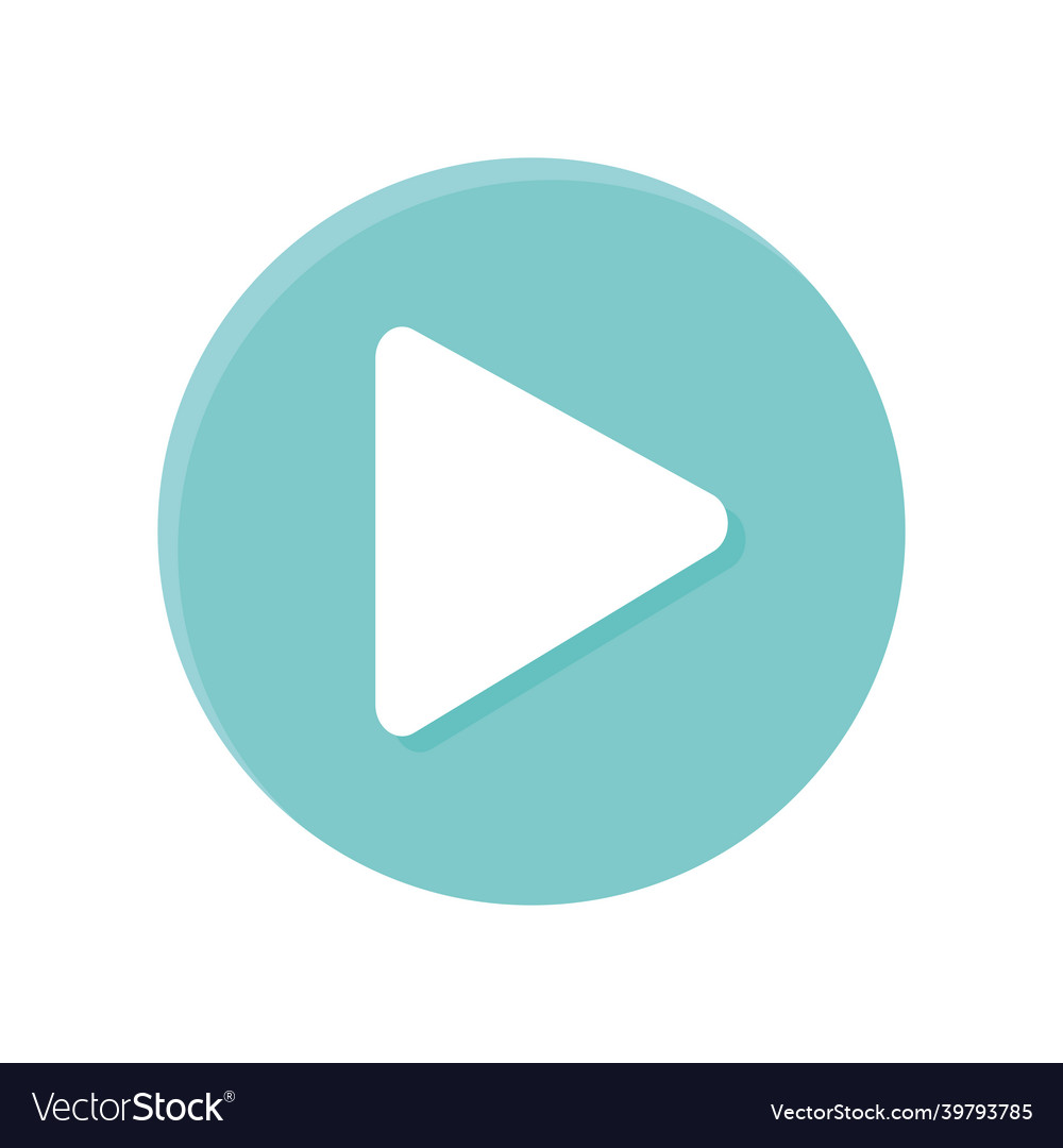 Player digital button Royalty Free Vector Image