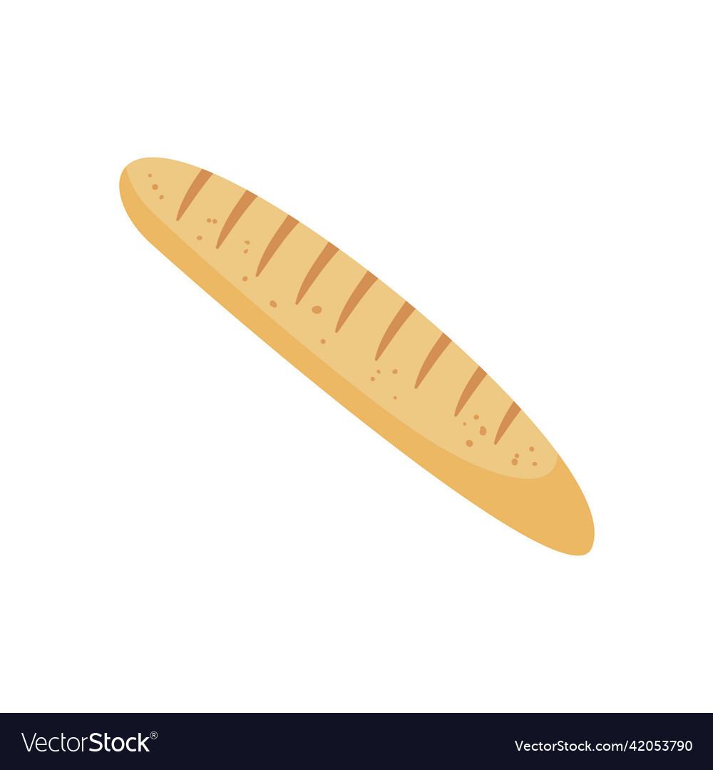 Flat bread bar design Royalty Free Vector Image