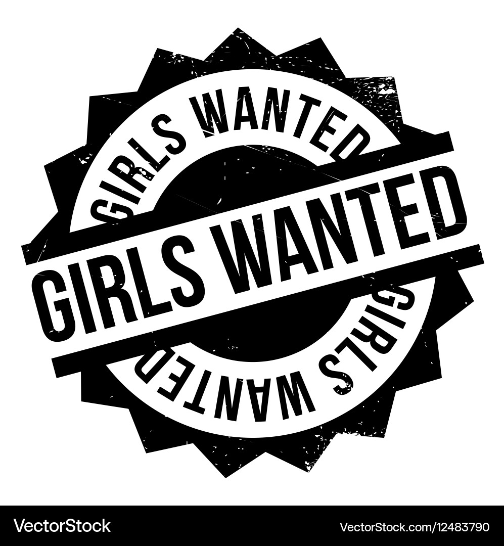 Girls Wanted rubber stamp Royalty Free Vector Image