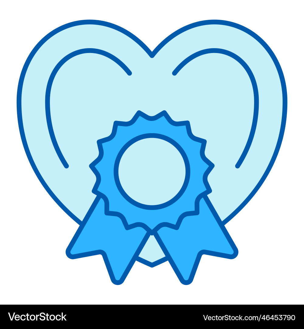 Heart and seal 3 Royalty Free Vector Image - VectorStock