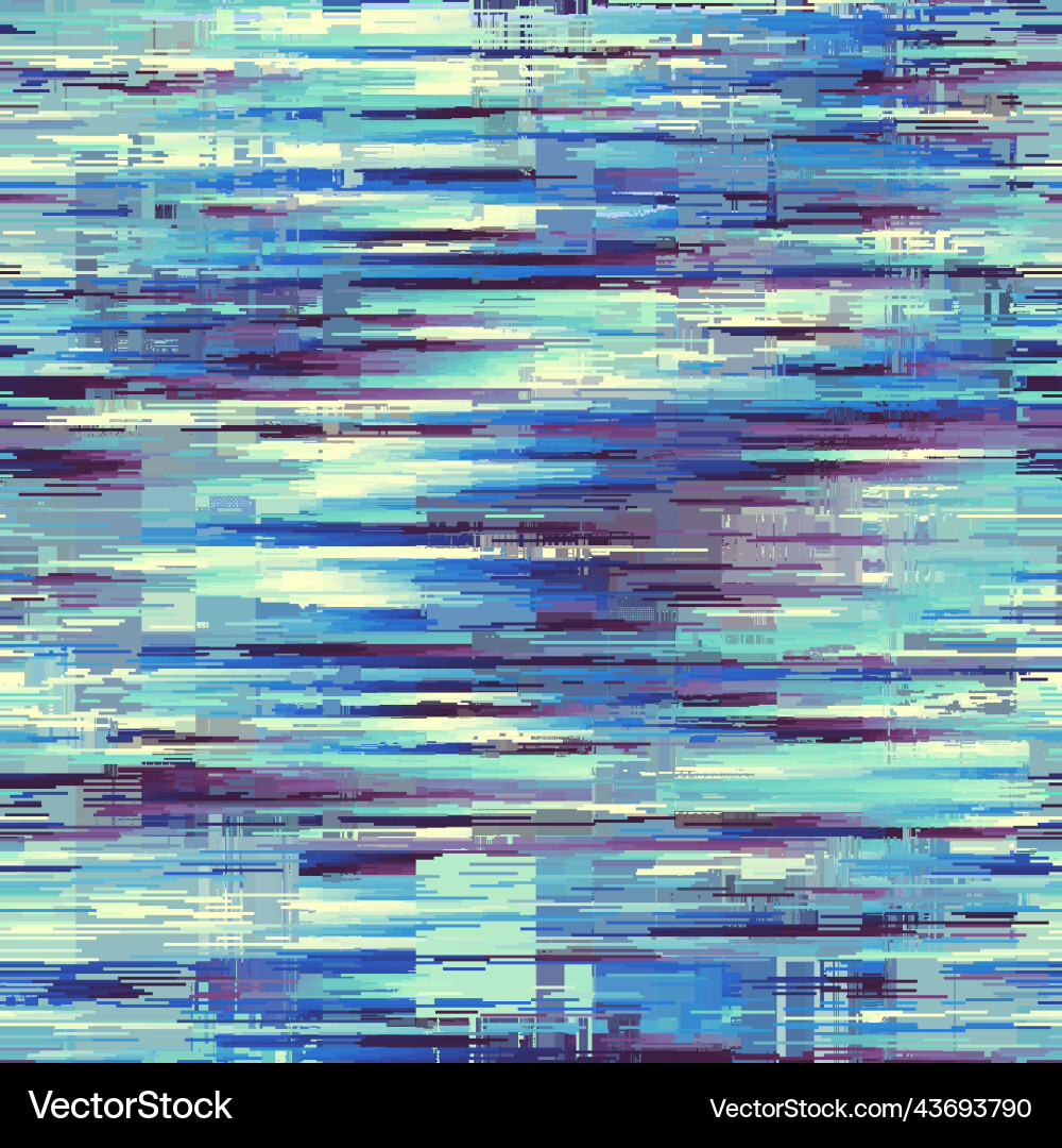 Image with imitation of grunge datamoshing Vector Image