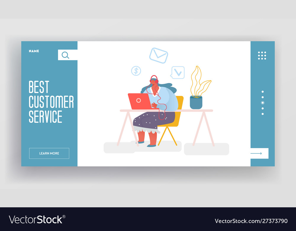 Modern design concept computer programmers Vector Image