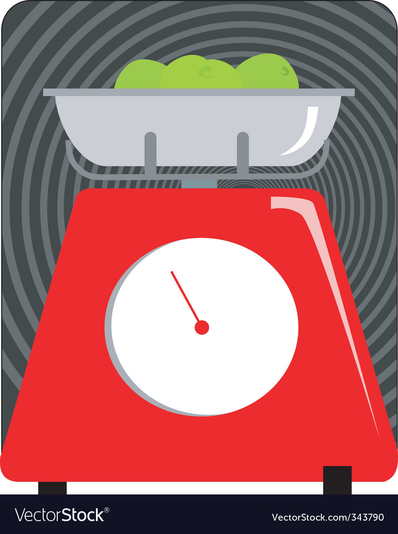 Weighing machine Royalty Free Vector Image - VectorStock