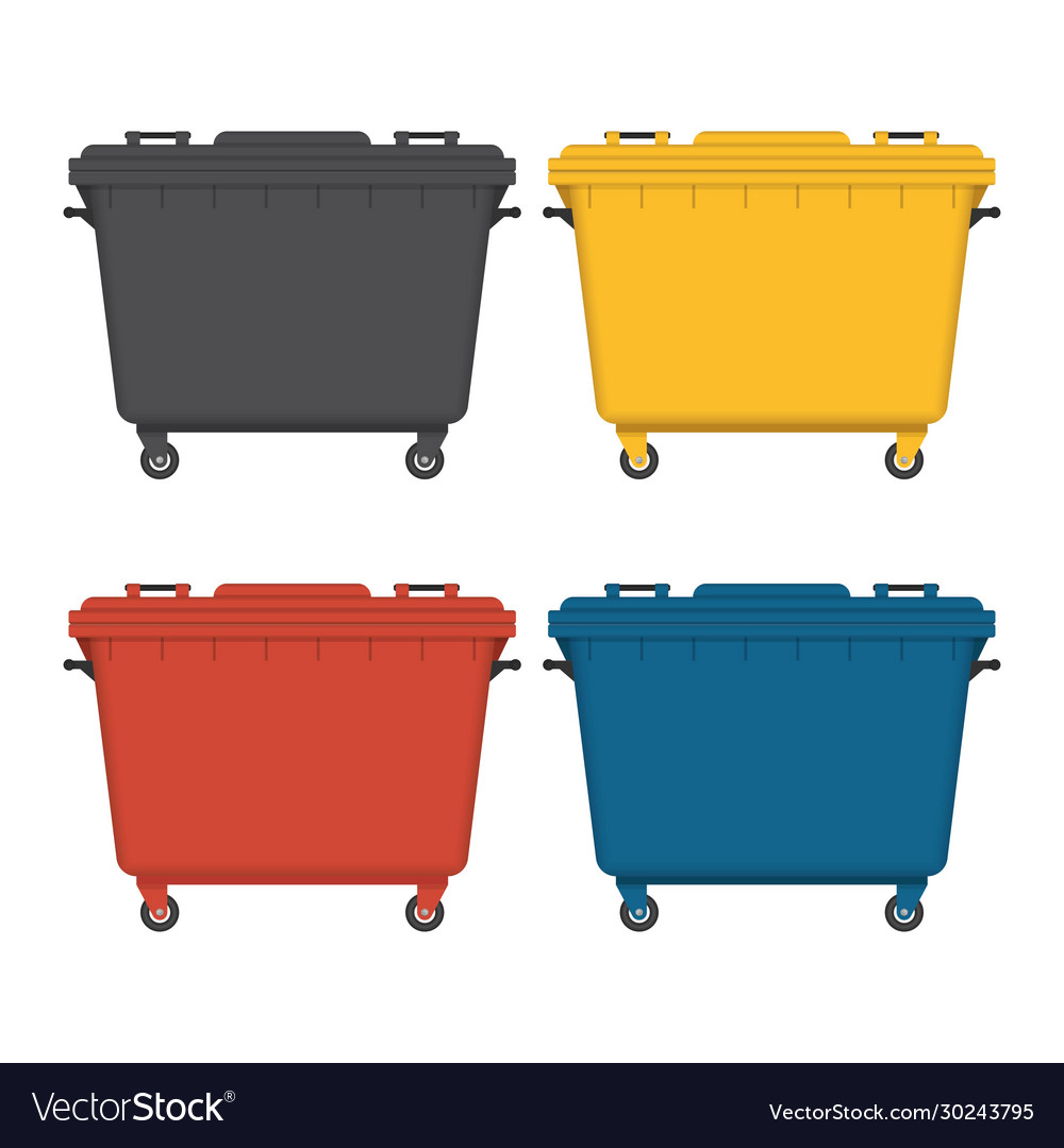 Dumpster isolated on white background Royalty Free Vector