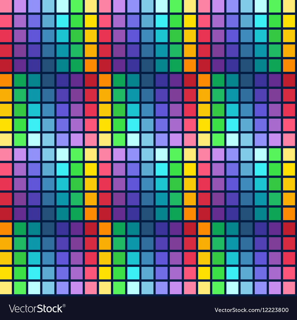 Abstract bright colorful seamless pattern rainbow Vector Image