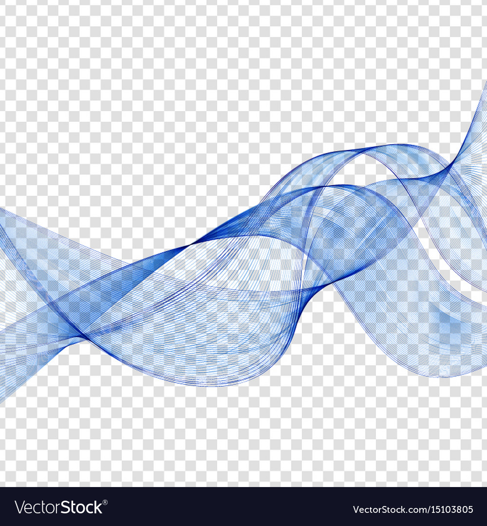 Abstract blue wave blue Royalty Free Vector Image