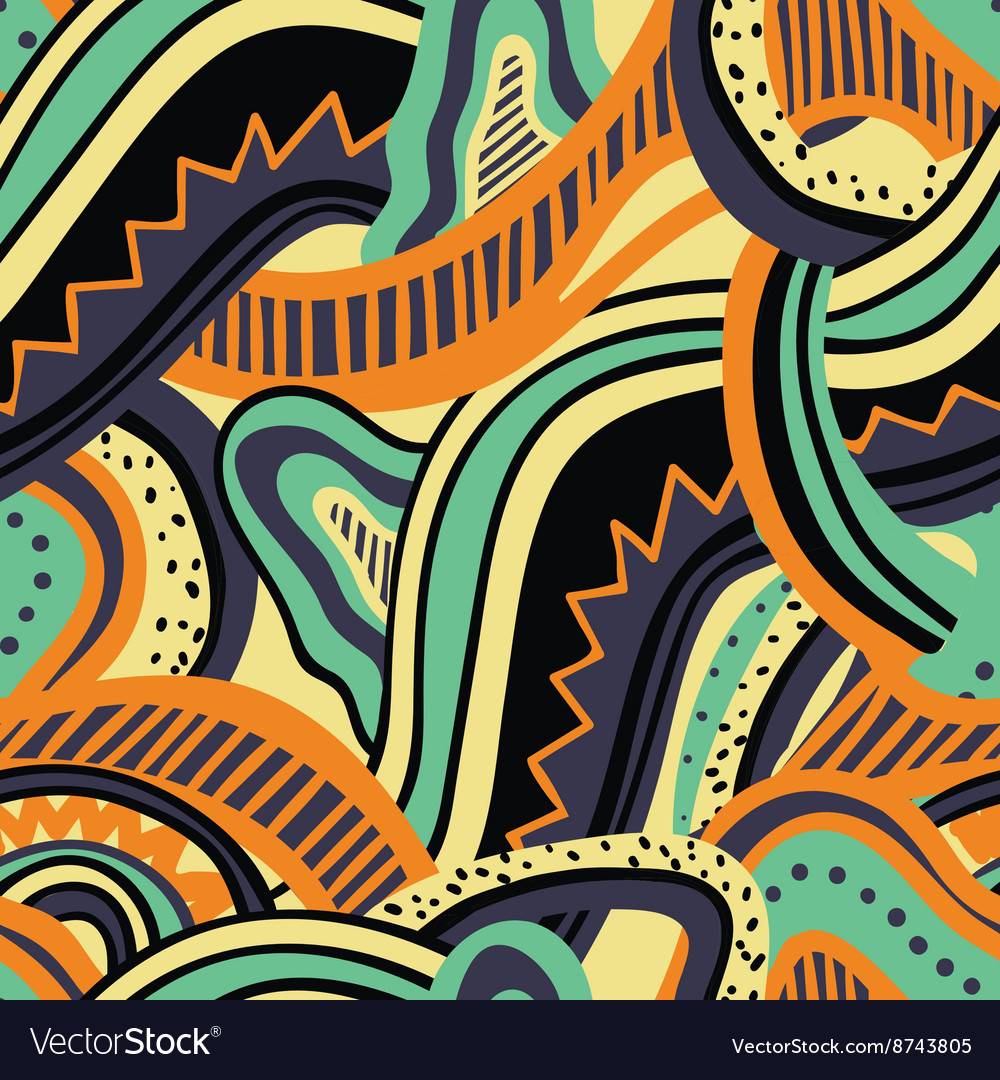 Abstract colorful seamless pattern Royalty Free Vector Image