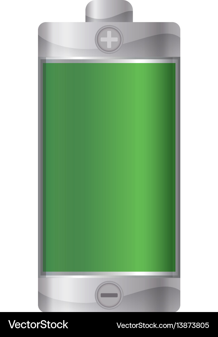 Electric battery rechargeable Royalty Free Vector Image