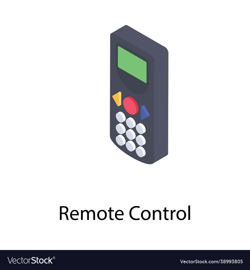 Remote controller Royalty Free Vector Image - VectorStock