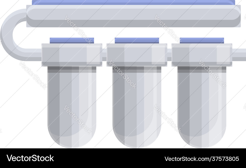 Water purification icon cartoon style Royalty Free Vector