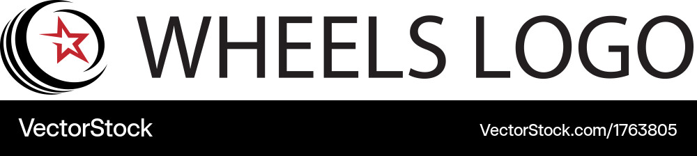 Wheels cars logo Royalty Free Vector Image - VectorStock