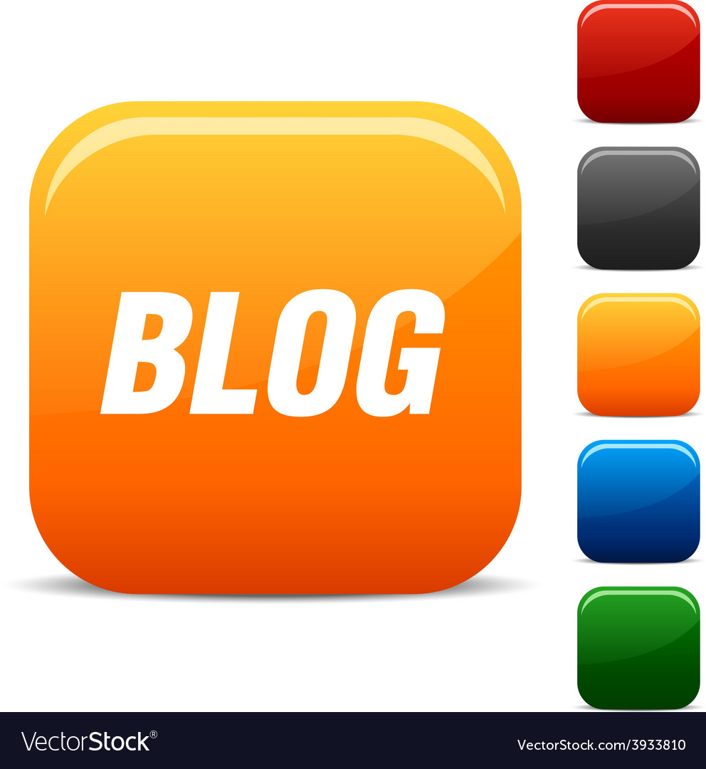 Blog icons Royalty Free Vector Image - VectorStock
