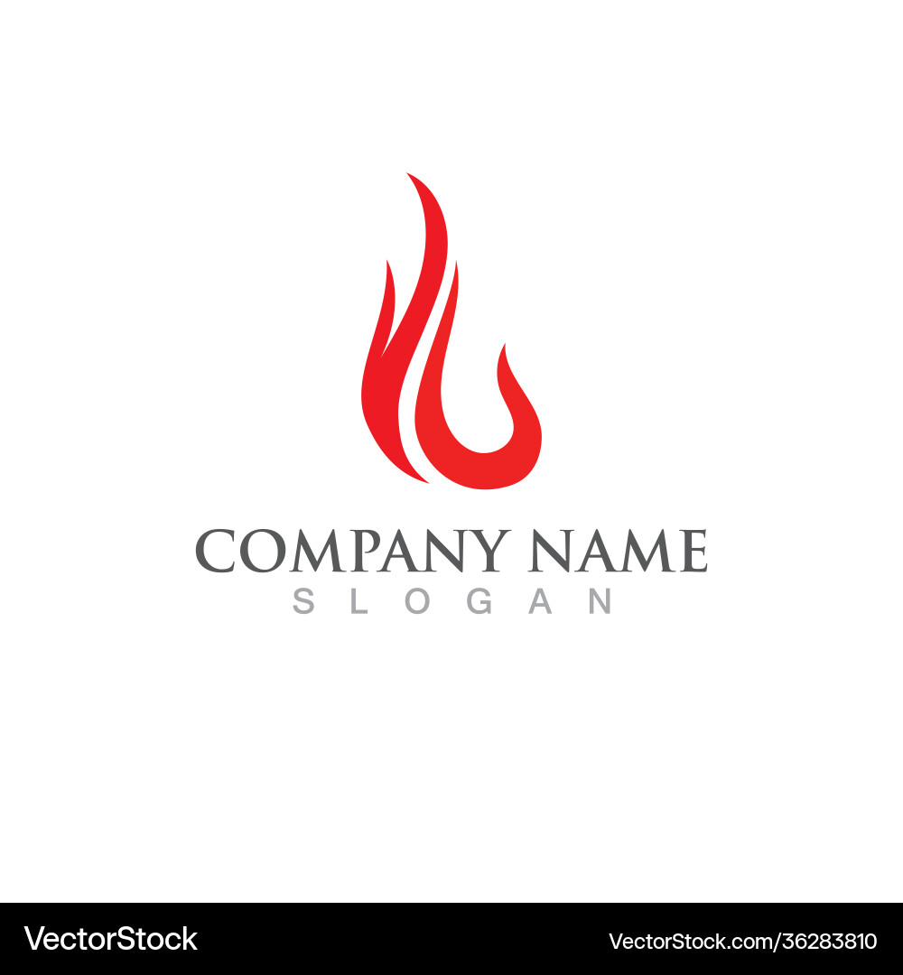 Fire flame design Royalty Free Vector Image - VectorStock